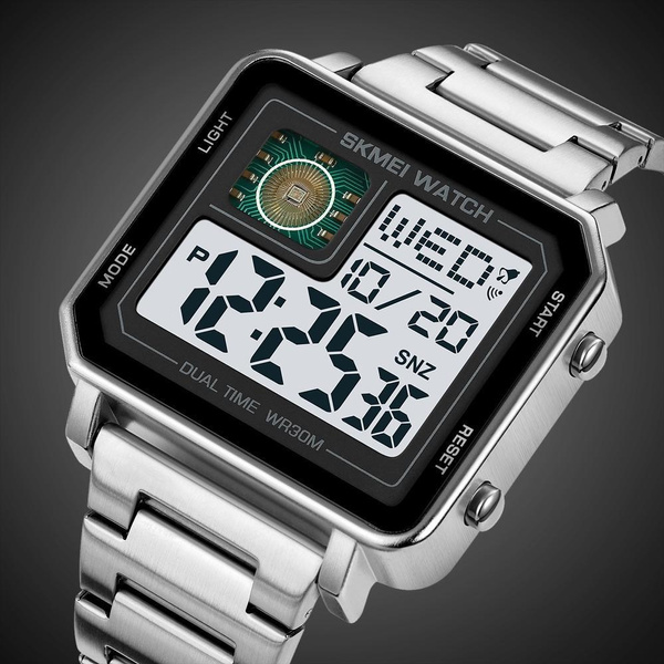 SKMEI Creative Digital Watch Mens Square Large Sports Watches View ...