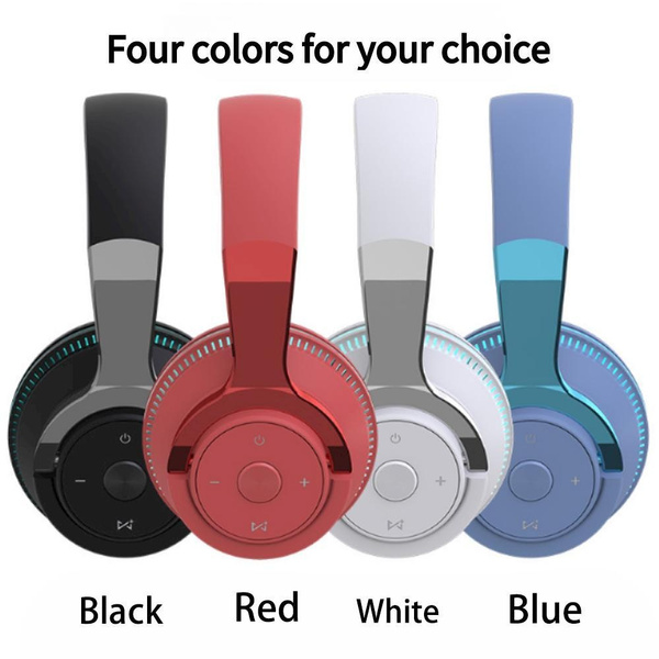 New H2 headband bluetooth headset wireless headset dazzling color light ...
