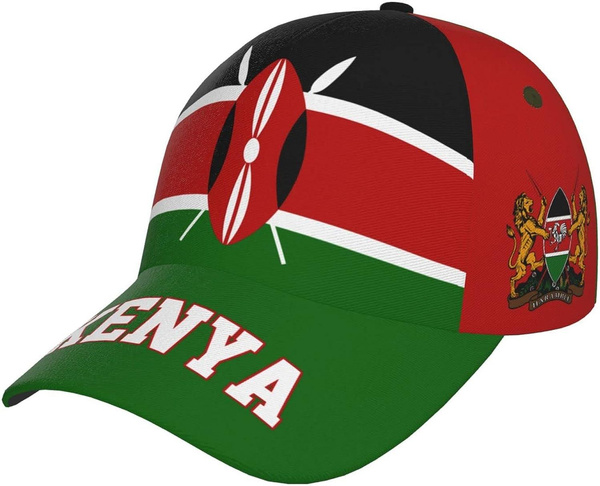 Kenya Flag Kenyans Baseball Cap 3d Full Print Adult Unisex Adjustable ...