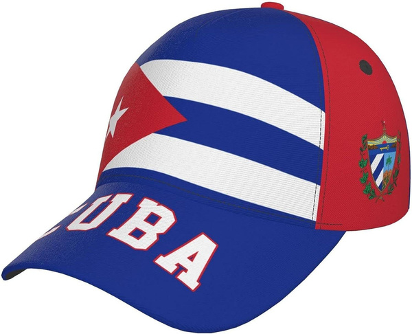 Cuba Flag Cuban Baseball Cap Full Print Adult Men Hat Patriotism ...