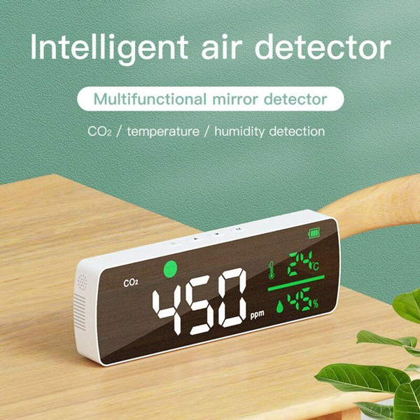 CO2 Monitor Sensor Compact Detector Carbon Dioxide Meter | Wish