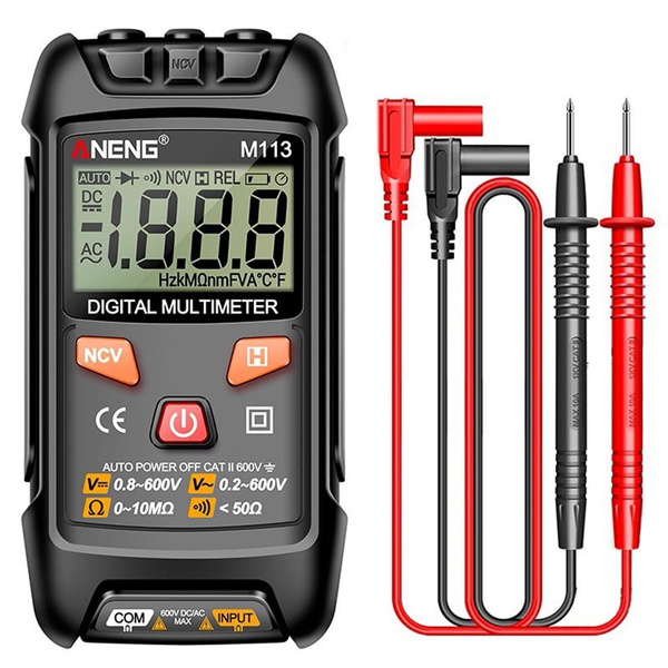 Auto Range Smart Multimeter AC/DC Voltage Resistance Meter Voltmeter ...