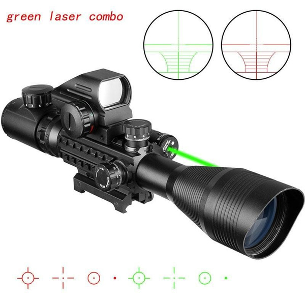 4-12x50 Scope Illuminated Rangefinder Reticle Rifle Holographic 4 ...