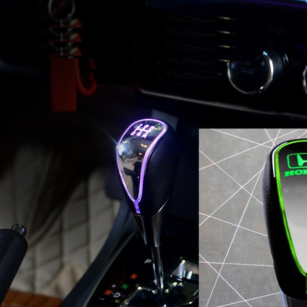 Car Shift Knobs Touch Activated Ultra LED Light Illuminated Gear ...