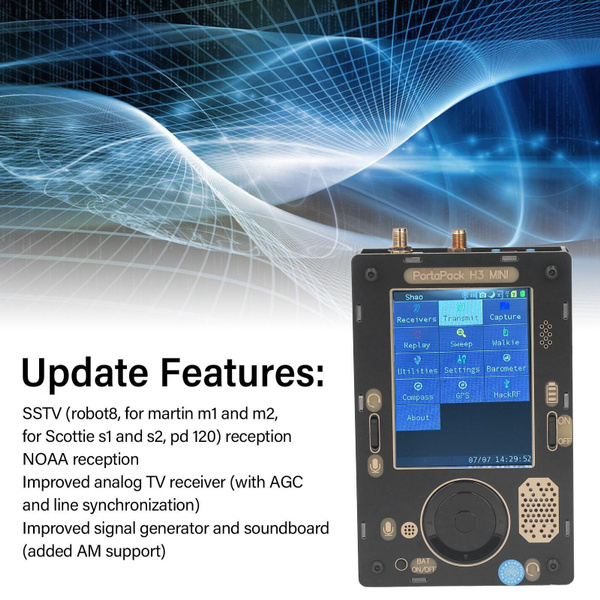 Portable RadioTransceiver, 3.2in TFT Touch Screen SDR Transceiver with ...