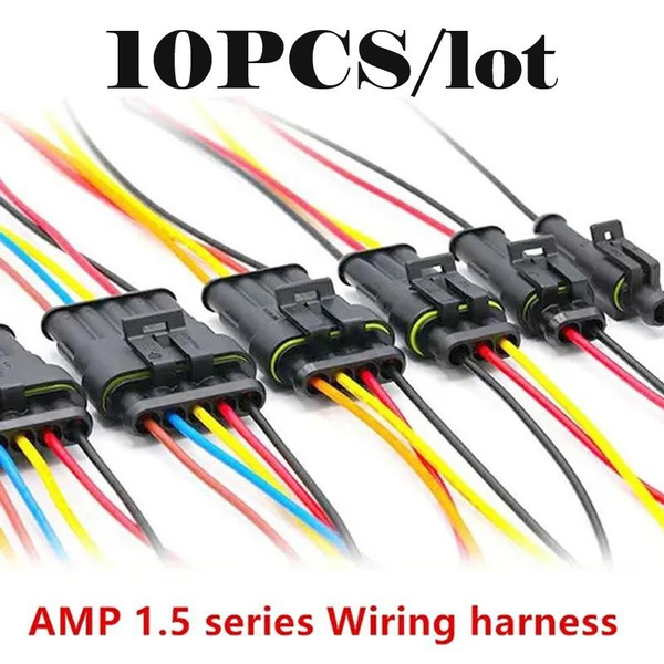 1/2/3/4/5/6Pin Car Waterproof Electrical Connector Plug with Electrical Wire Cable Car Auto ...