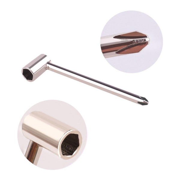 Truss Rod Wrench 8MM 5/16 Inch Silver Metal Truss Rod Tool For Gibson ...