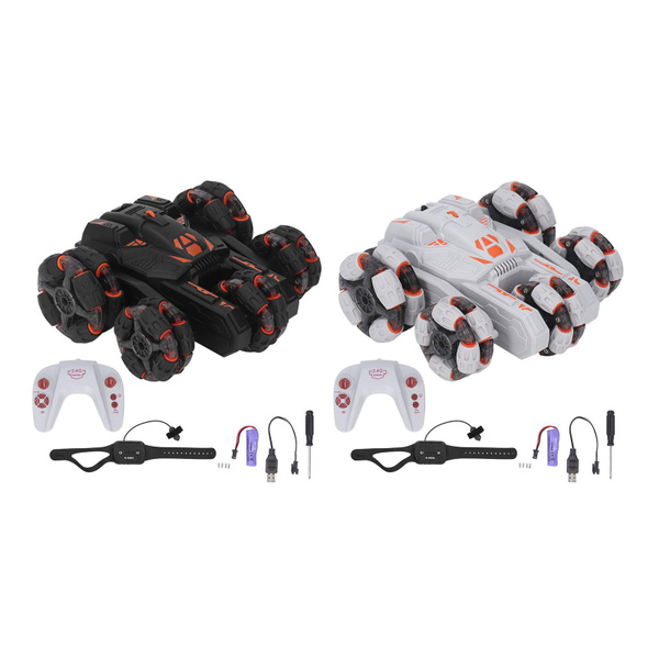 Sensing RC Stunt Car Toys, 360° 5 Wheels RC Stunt Cars, Transformer ...