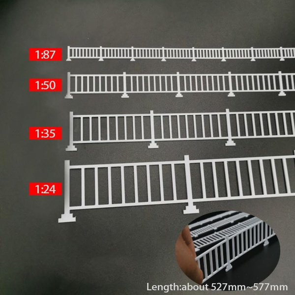 ABS Railing Model Guardrail Fence Materials Diy Building Sand Table ...