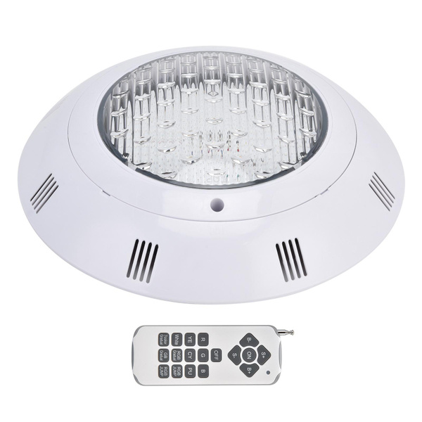 LED Pool Light, AC12V Waterproof Swimming Pool Light 18-Key Remote ...