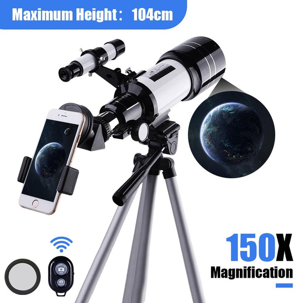150x Astronomical Telescope High Tripod Finder Scope Portable Travel