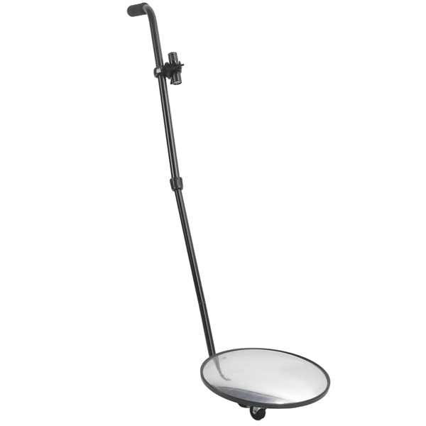 Angle Magnifying Under Car Inspection Mirror with Light, Telescoping ...