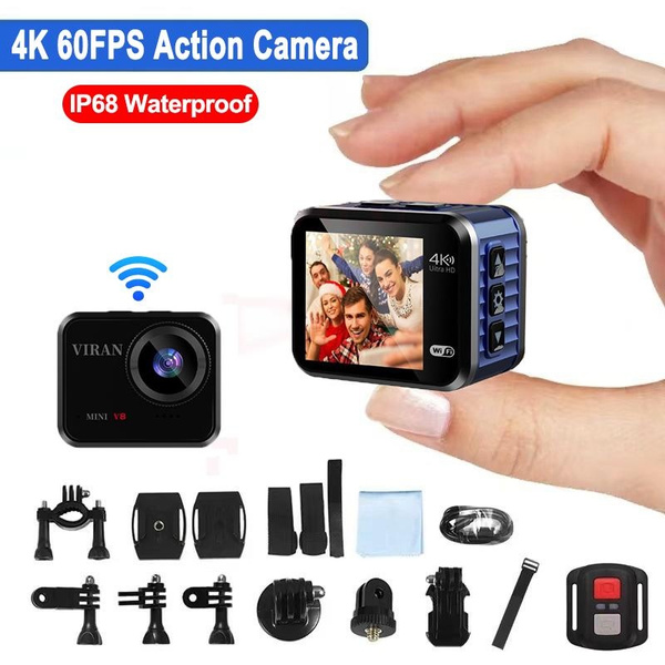 4K 2K 1080P 60FPS 1.54inch Screen Ultra HD Wifi Mini AP Action Camera ...
