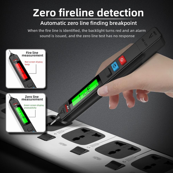BSIDE Digital AC Voltage Tester Leakage Detector Electric Leakage ...