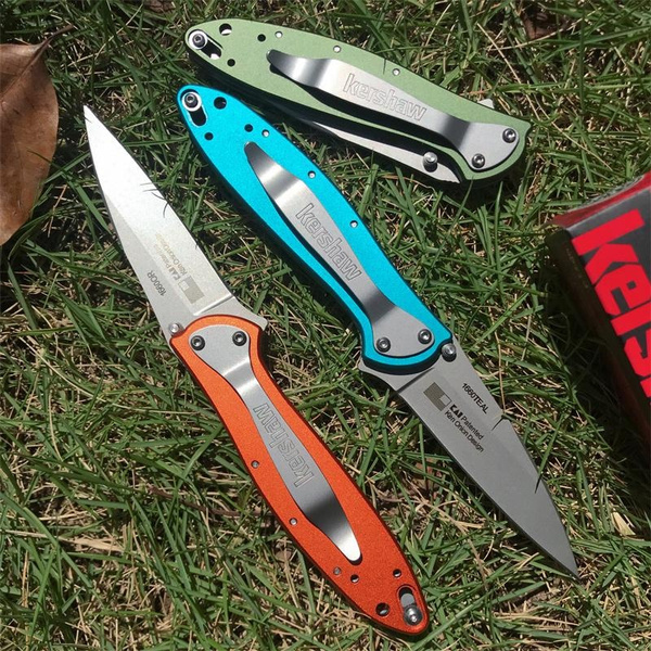 New Kershaw 1660CB Ken Onion Leek Assisted Flipper Knife 3" Composite ...