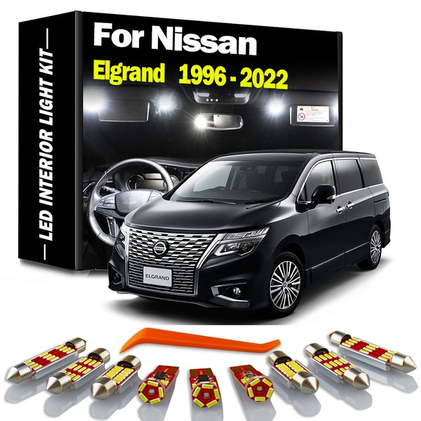 Canbus LED Interior Light Kit For Nissan Elgrand E50 E51 E52 1996-2003 2010 2018 2019 2020 2021 ...