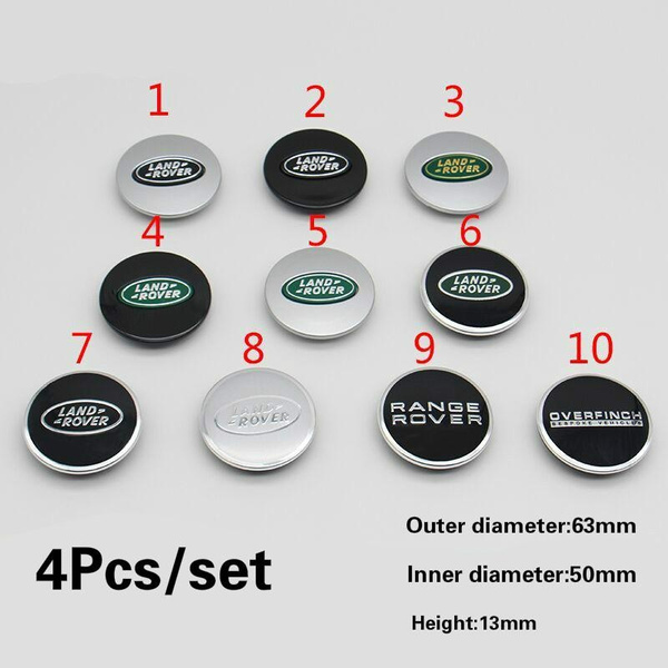 4X 63mm Car Wheel Center Hub Caps Cover Emblem For Land Rover RANGE ...