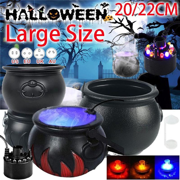 New Large Size Halloween Witch Jar Cauldron with Mist Maker Ultrasonic ...