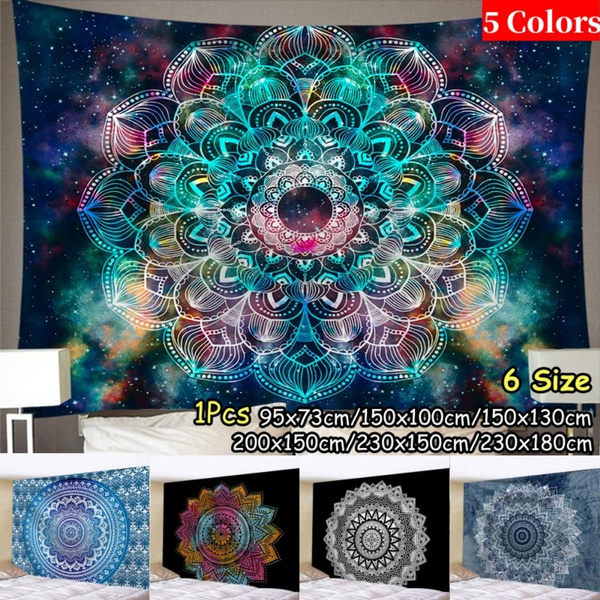 5 Colors Available Tapestry Wall Hanging Colorful Abstract Tapestry 3D ...