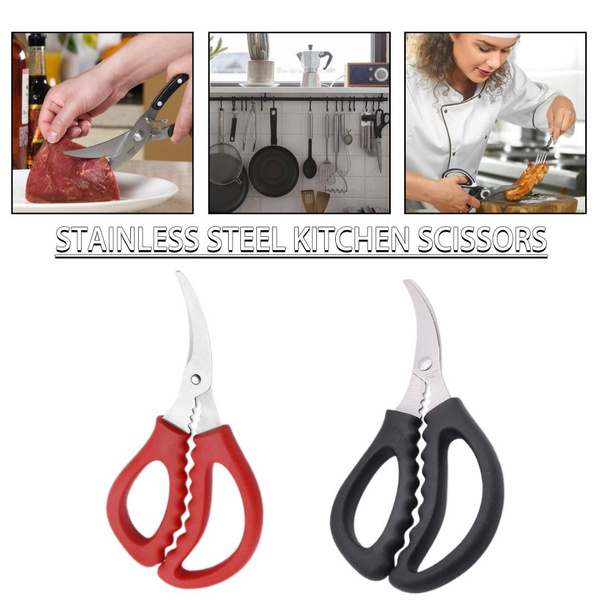 Multi-Function Kitchen Shears Seafood Scissors for Fish Crab Shrimps ...