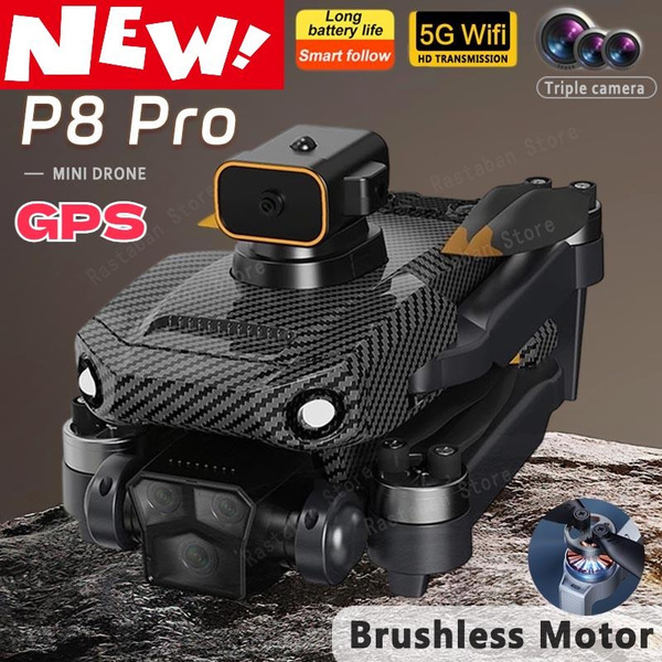 New upgrade P8 Pro Drone Professional Dual HD Camera Optical Flow ...