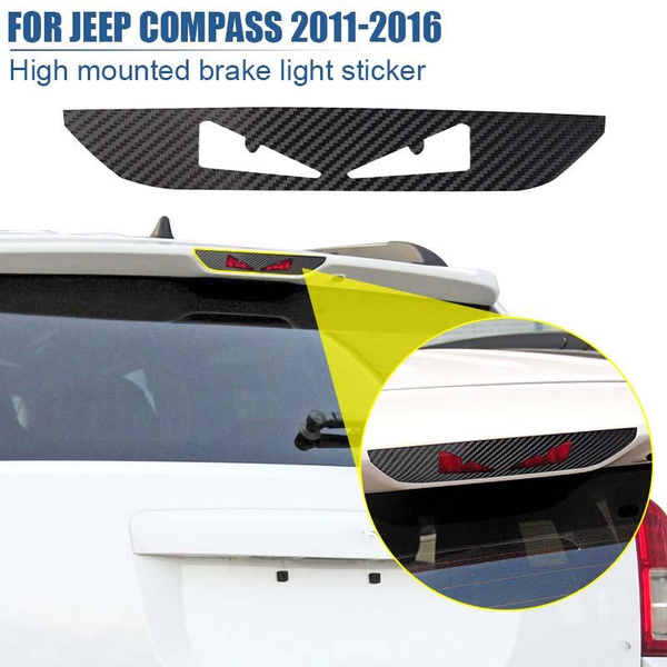 High Brake Light Sticker Decor Cover Trim for Jeep Compass 2011-2016 ...