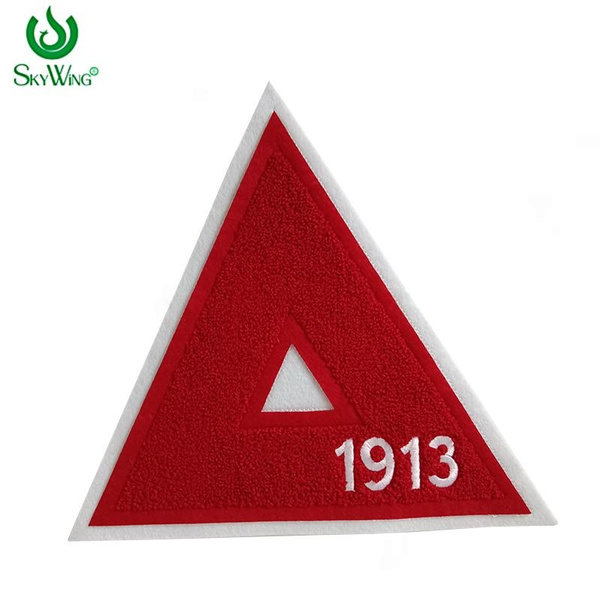 Large Size Red DST Sorority Custom Chenille Greek Alphabet Delta Sigma Theta Number 1913 ...