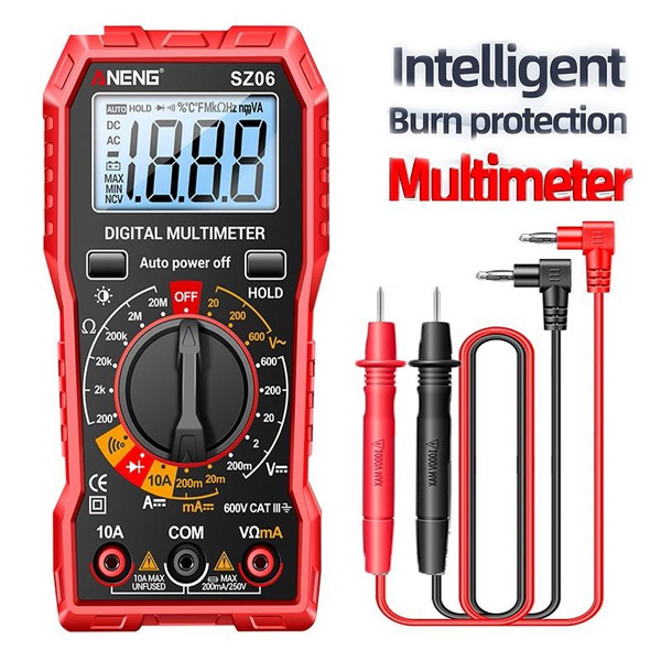 Portable Handheld Digital Multimeter Smart Universal Meter Voltmeter ...