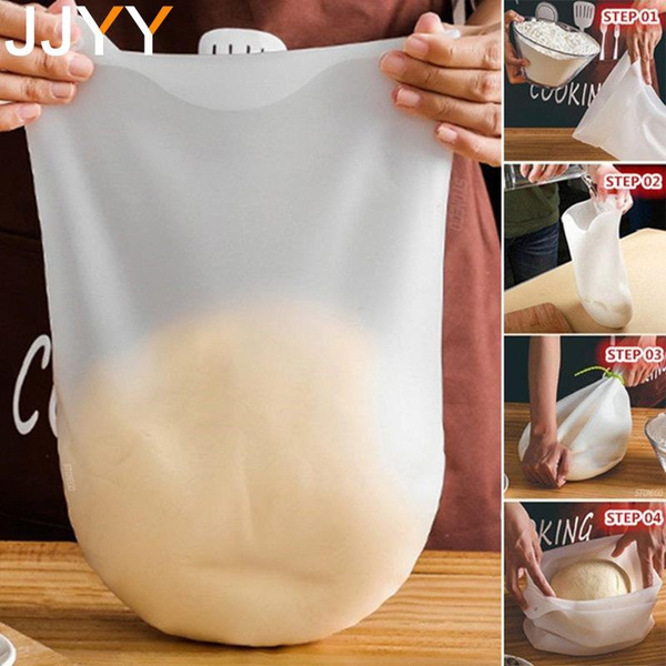 JJYY Food Grade Silicone Dough Kneading Bag Silicone Kneading Dough Bag ...