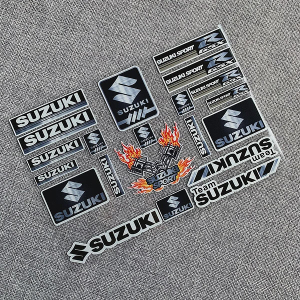 Reflective Motorcycle Stickers Bike Helmet Decals Graphics Laminated ...