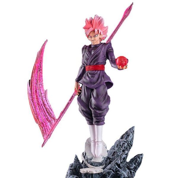 32cm Dragon Ball Pink Super Saiyan Zamasu Action Figure PVC Model ...