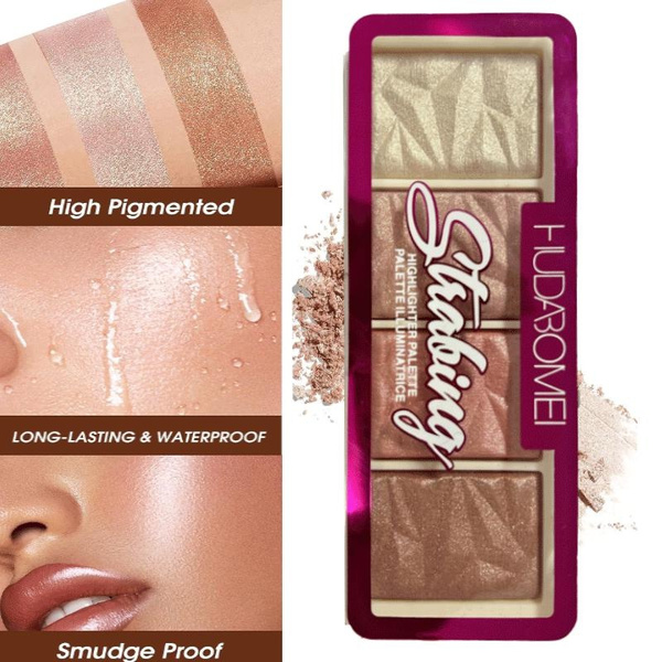 Professional Facial Highlighter Palette - Natural Glow, Luminizing ...