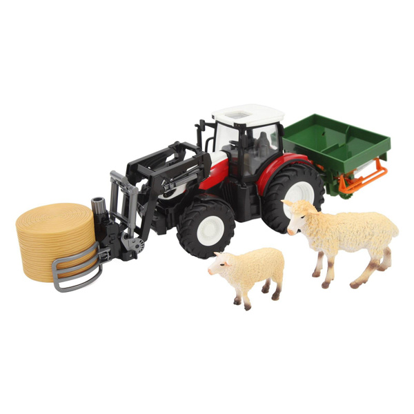 RC Farm Tractor Toy, RC Tractor Toy Set 3.7V 500mAh Anti Interference 3 ...