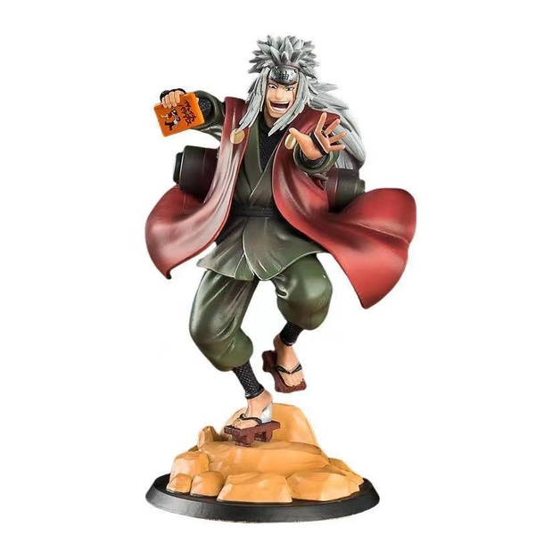 Naruto 19CM Shippuden Anime Figrue Jiraiya Gama Sennin Statue PVC ...
