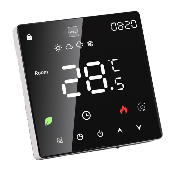 Smart Thermostat, LCD Display Programmable Automatic Temperature ...