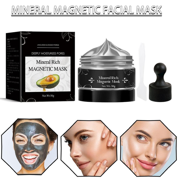 1pc Mineral Rich Magnetic Mask 50g Blackhead Remover Face Pore Deep ...
