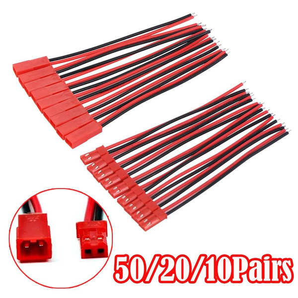 100mm JST Connector Plug Cable Male Female Plug Connector Cable Wire ...