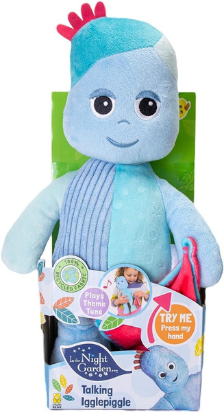 IN THE NIGHT GARDEN Talking IGGLE PIGGLE Teddy Bear Soft Plush Toy | Wish