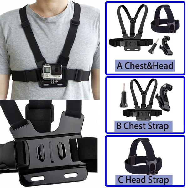 Chest Head Strap Belt for GoPro Hero 12 11 10 9 8 7 Action Camera DJI ...
