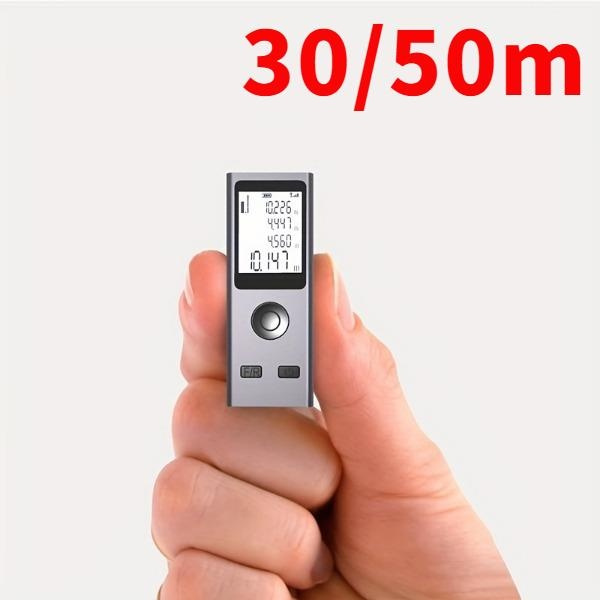Mini Laser Rangefinder Digital Tape Measure Laser Ruler USB Charge ...