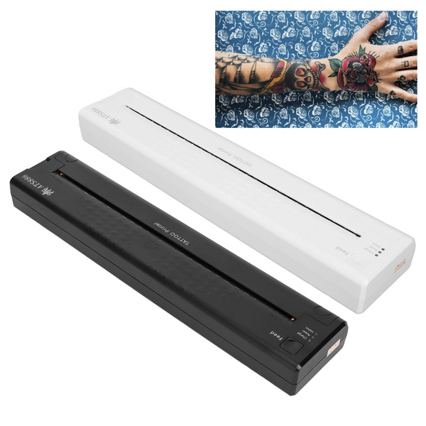 Mini Tattoo Transfer Machine 1200mAh Wireless Tattoo Transfer Printer ...