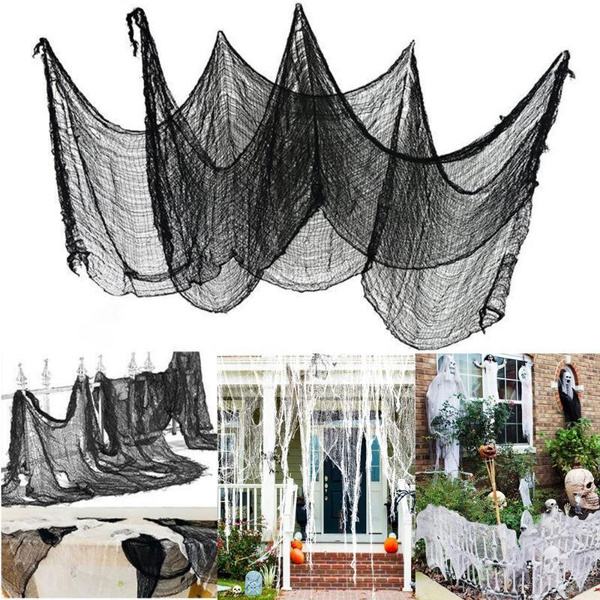 Halloween Gauze Creepy Cloth Spider Web Net Halloween Horror House ...