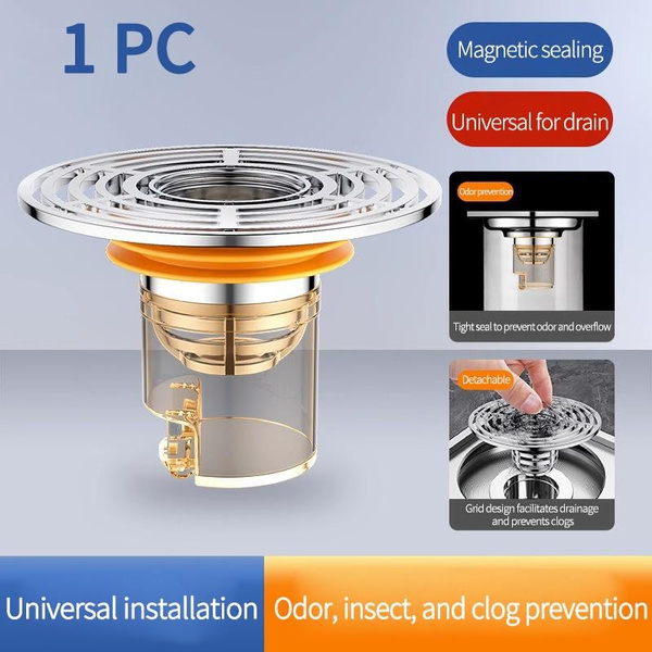 Self-closing Anti-odor and Insect-proof Floor Drain Core Deodorant and ...