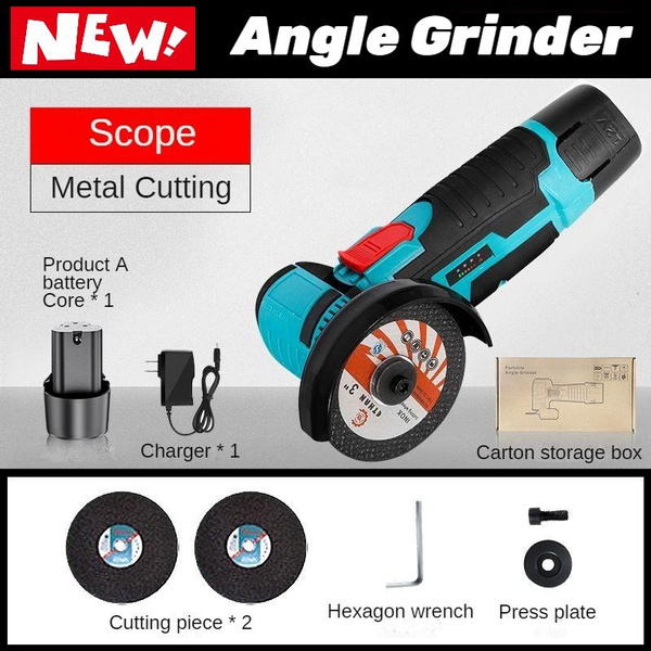 12V Brushless / Brushed Angle Grinder Lithium Battery 1500Amh 19500Rpm ...