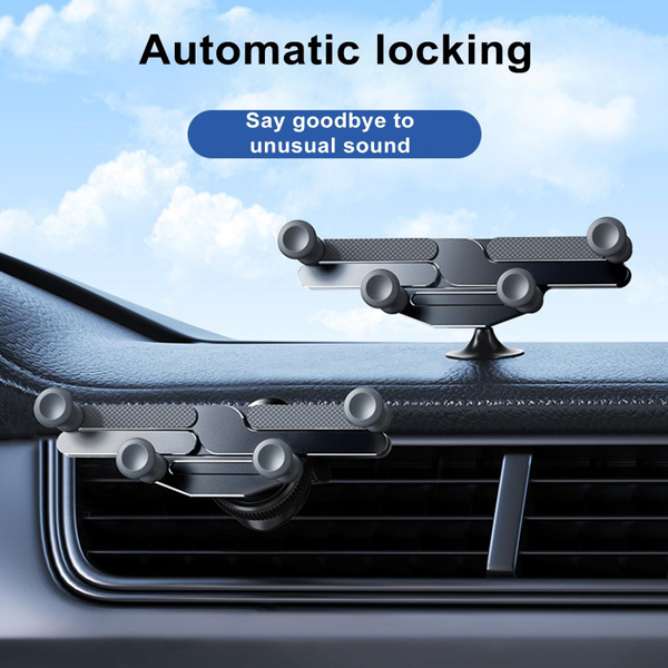 Car Air Vent Phone Holder Mini Car Mount for Mobile Phones Alloy Mini ...