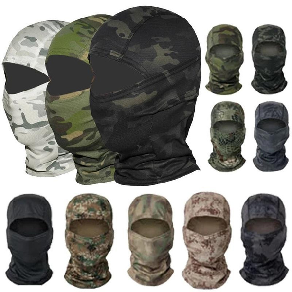 Outdoor Camouflage Camo Balaclava Army Tactical Military Ski Full Face ...