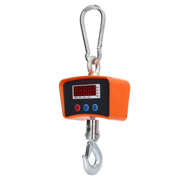 Portable Digital Crane Scale, 500Kg/1100Lbs Heavy Duty Digital Hanging ...