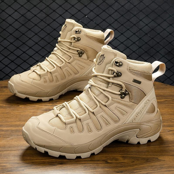 Male Army Commando Combat Winter Outdoor Climbing Hiking Boots Landing ...