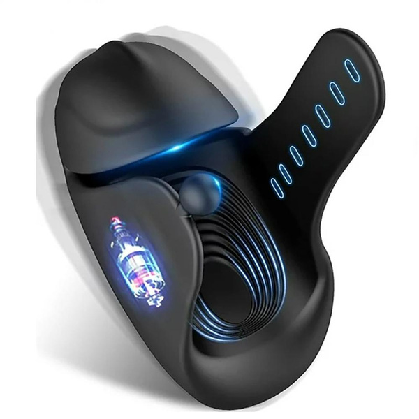 Adjustable Hands Free Male Masturbator Penis Vibrator Trainer ...