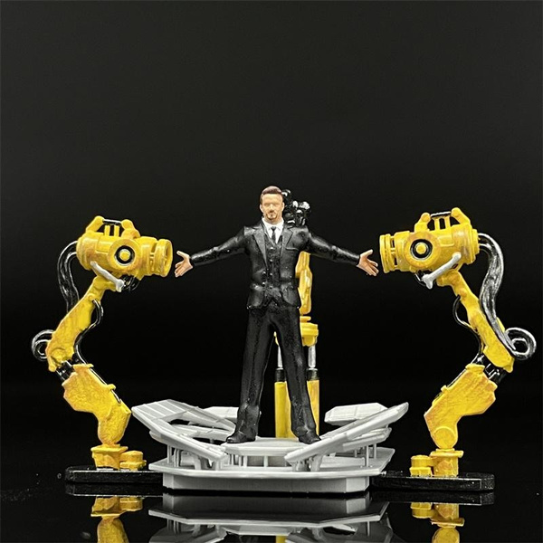 1/64 Scale Resin Model Mecha Disassemble Device Model and Tony Figures ...